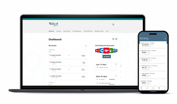 Digital Banking - Widget Financial